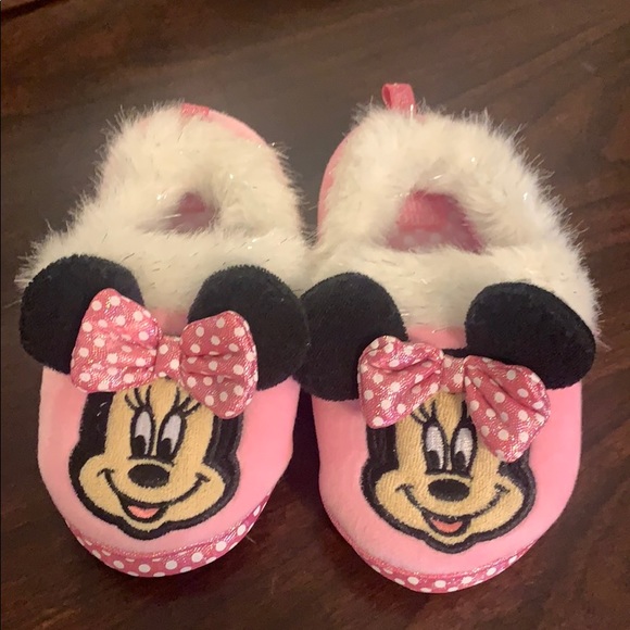 Disney | Shoes | Toddler Girl Minnie Slippers | Poshmark
